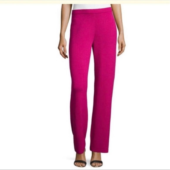 St. John | Pants & Jumpsuits | St John Pink Santas Pants | Poshmark